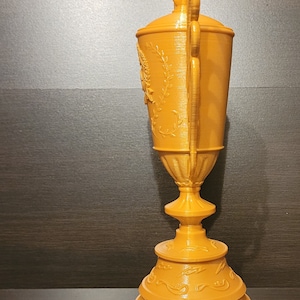 Customizable World Championship Trophy - 4k Resolution 3D Printed in ...
