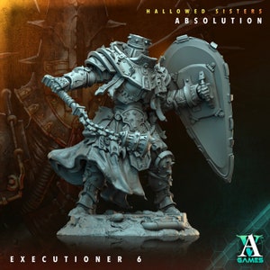 Executioner-hallowed Sisters - Absolution- Miniatures-archvillain Games ...
