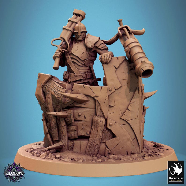 Moon Elf Sentinel & Knight of Valor -warden of Lies-rescale Miniatures ...