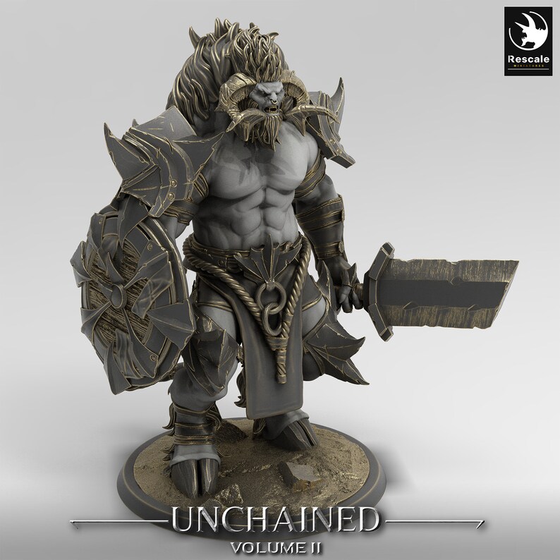 Minotaur – Stand or Walk Versions (2 Inches)-rescale Miniatures - Etsy