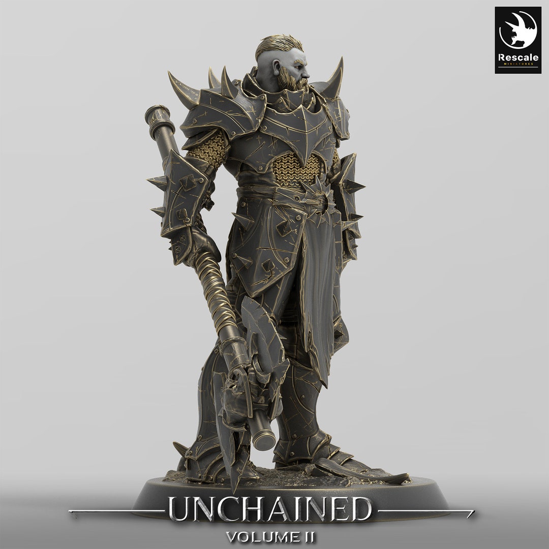 Unchained Warrior Squad One-rescale Miniatures - Etsy