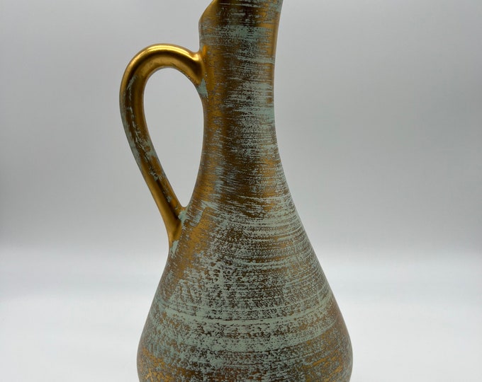 Vintage Stangl Pottery Antique Gold Pitcher, Vintage Home Decor, MCM ...