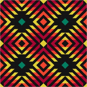 Labyrinth - PDF Quilt Pattern Download - Baby, Toddler, Throw & Bed ...