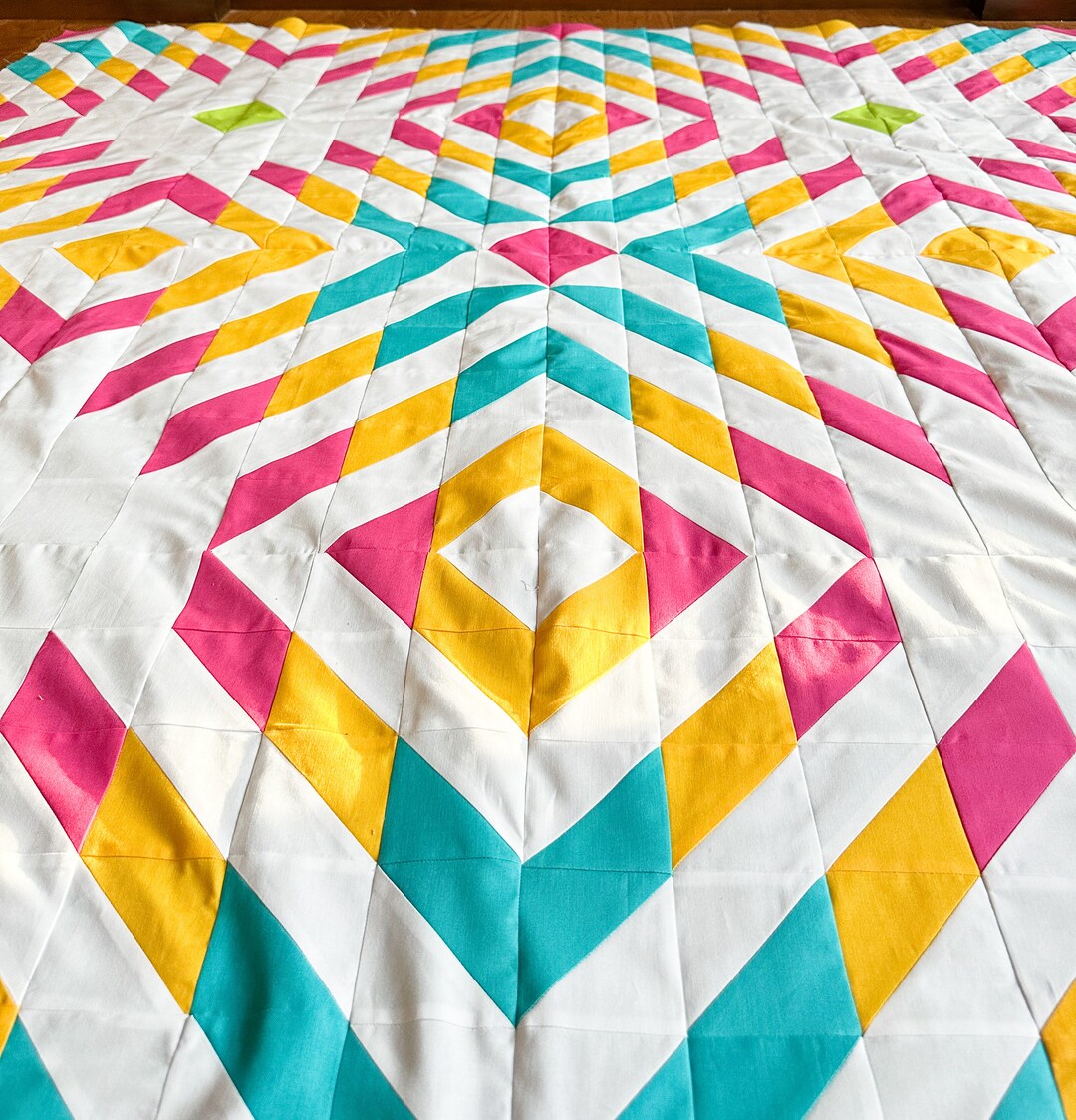 Labyrinth - PDF Quilt Pattern Download - Baby, Toddler, Throw & Bed ...