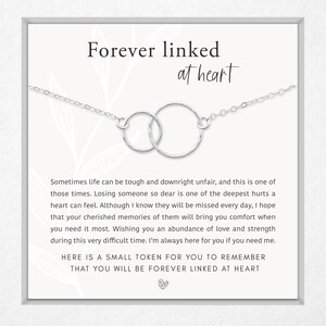 Loss of Loved One Gift, Forever Linked Sympathy Gift, Memorial Gift ...