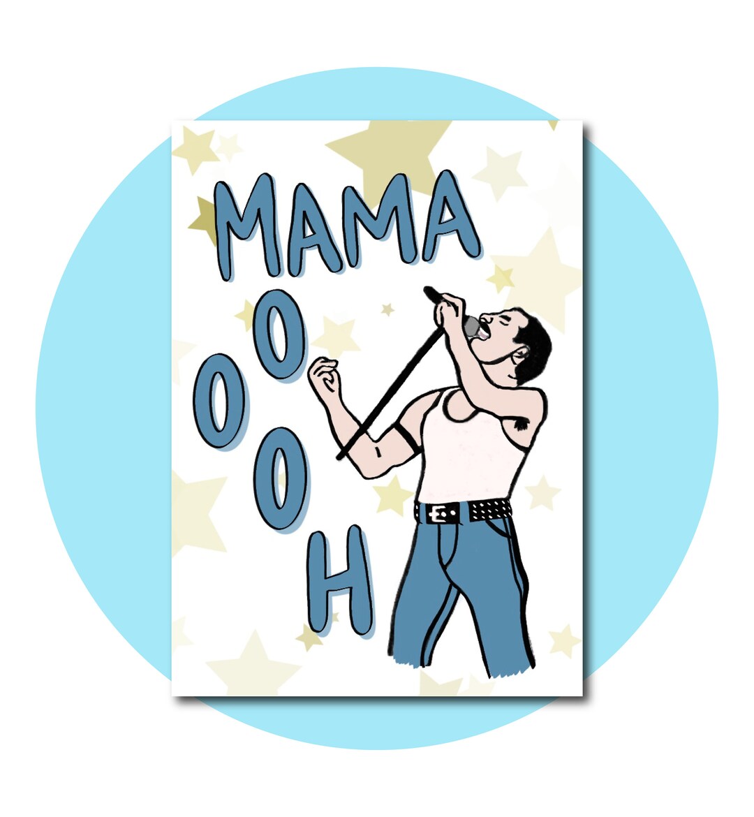 Mama Oooh | Mother's Day Card | 5x7 Instant Digital Download | PDF ...