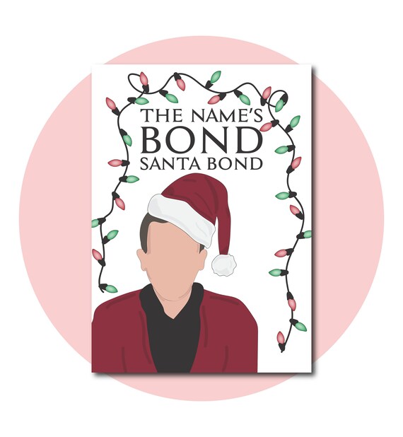 The Name's Bond Santa Bond the Office - Etsy