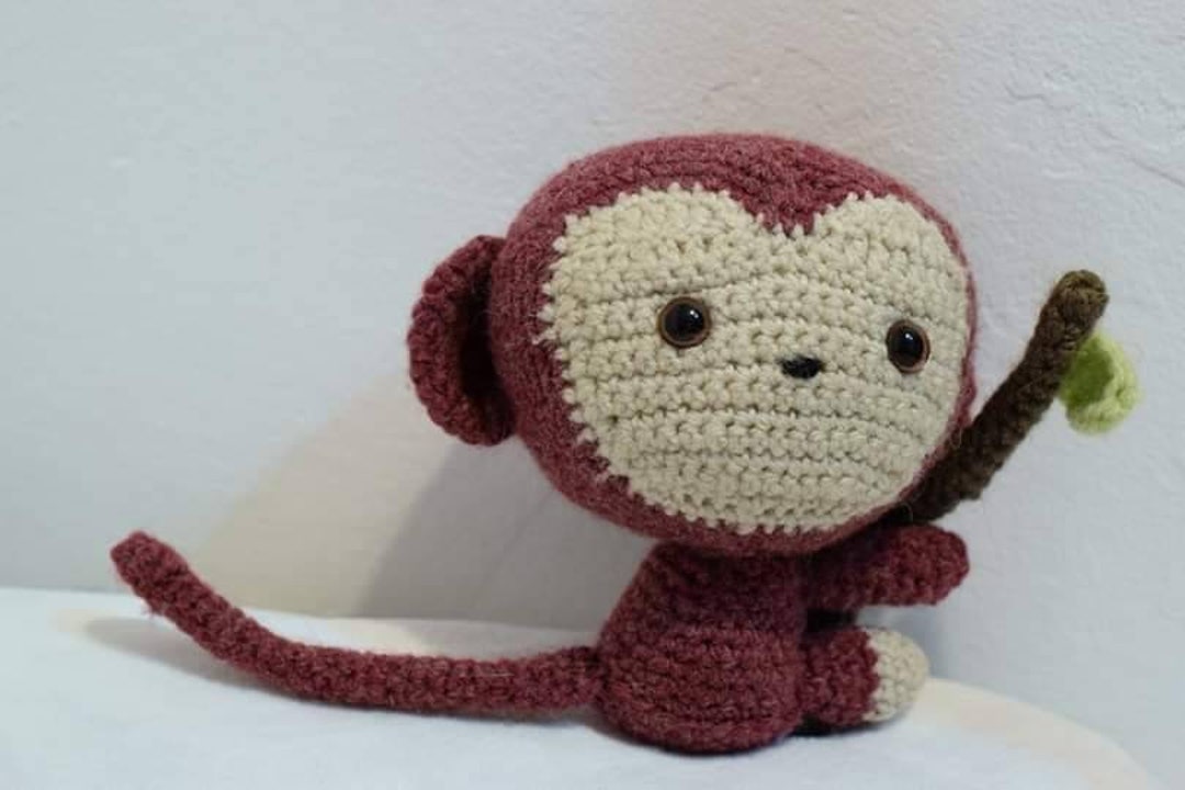 Cute Red Monkey Amigurumi - Etsy