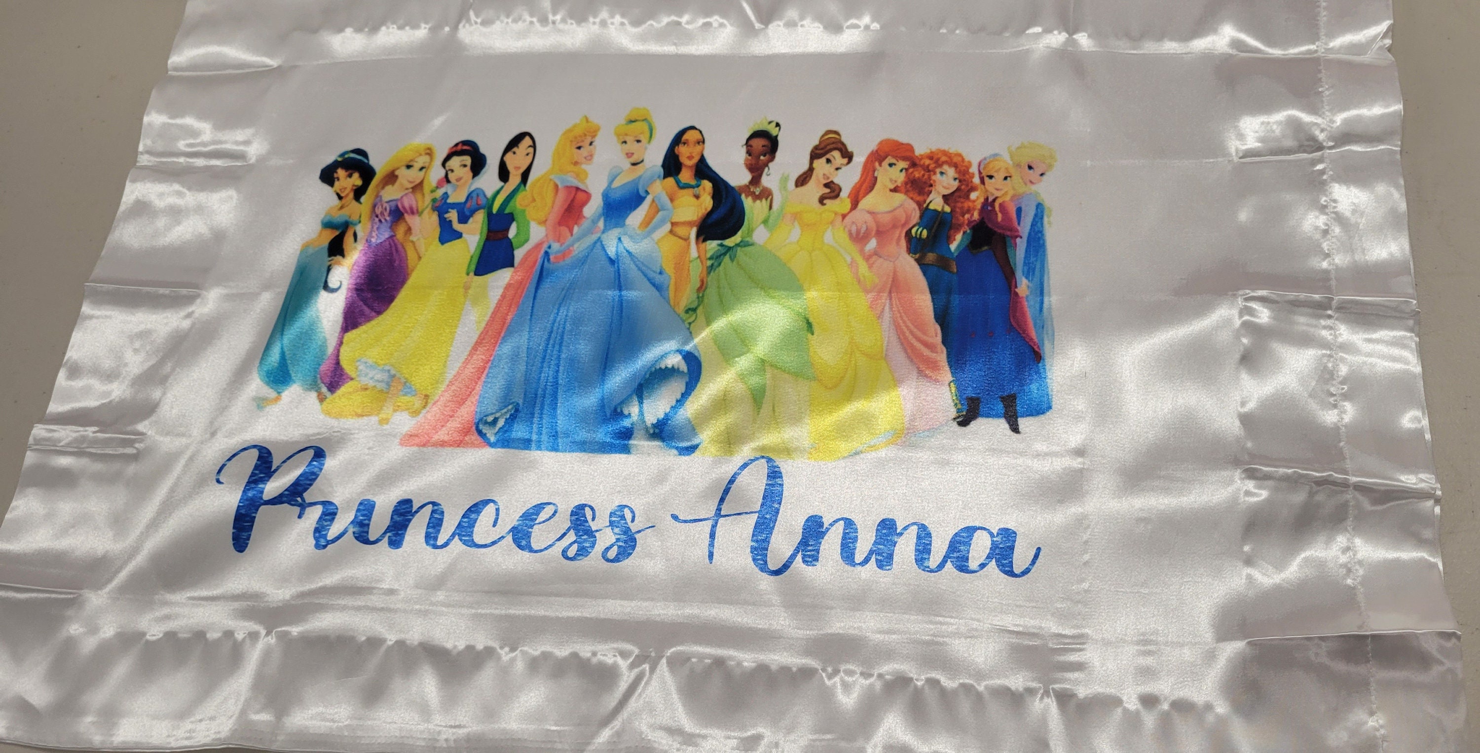 PERSONALIZED Girl Princess Pillowcase/ Custom Name, Standard Size ...