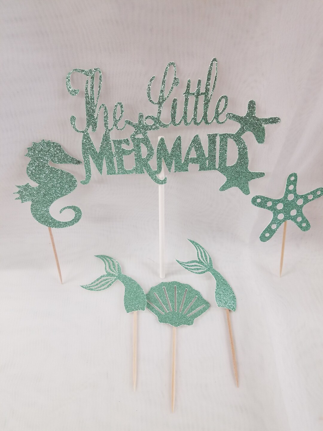 Mermaid Cupcake Topper, Under the Sea Cupcake Topper, Mermaid Topper ...