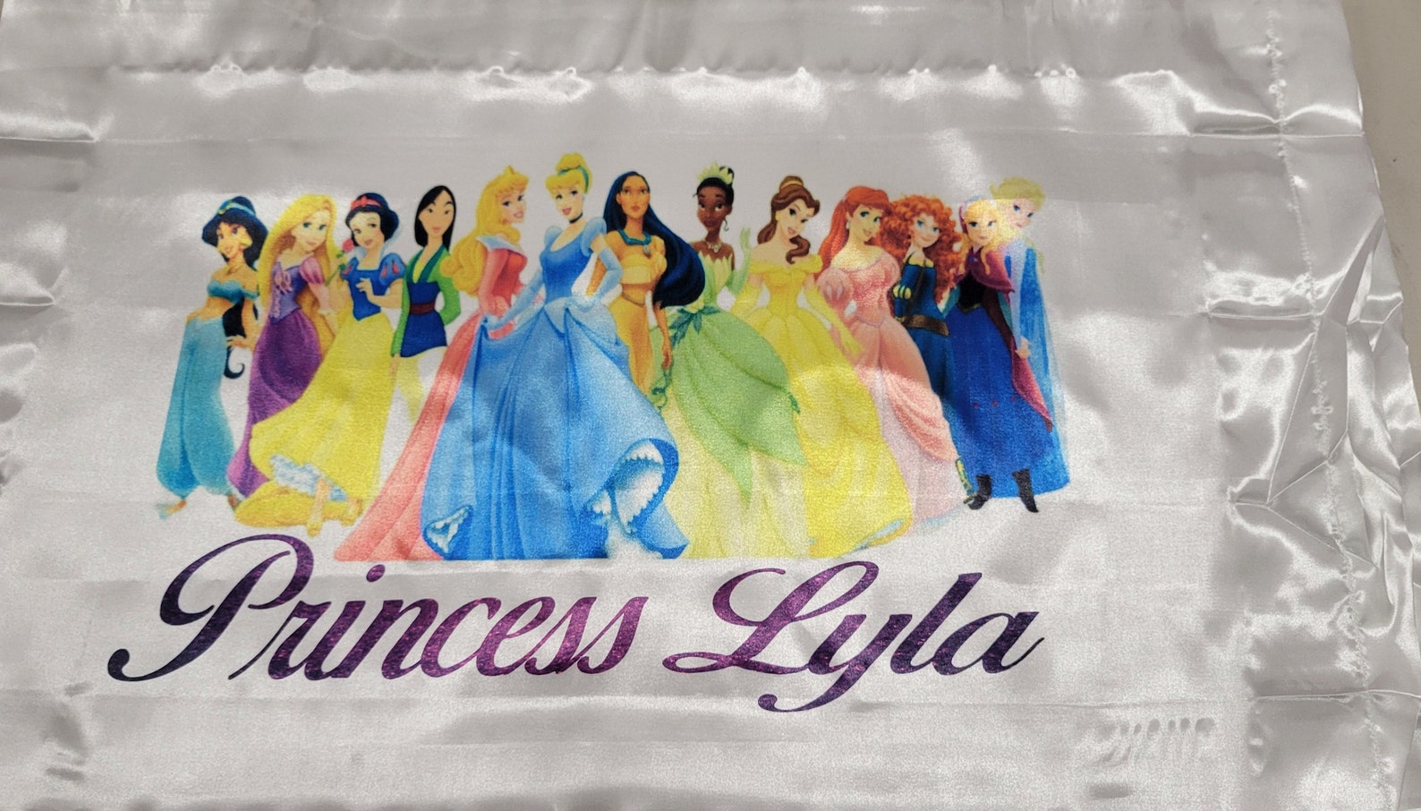 PERSONALIZED Girl Princess Pillowcase/ Custom Name, Standard Size ...