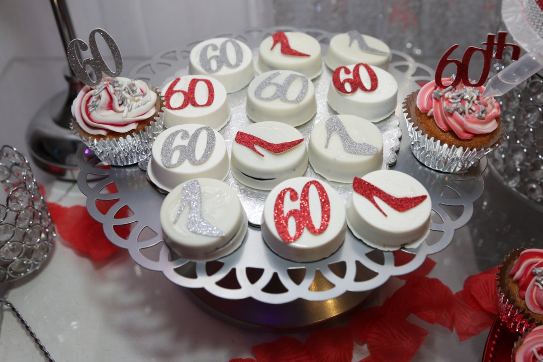 Custom Pack of 12 Cupcake High Heels Shoe Topper, Cupcake Topper, High ...