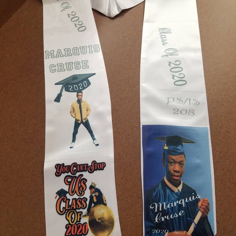 Custom Graduation Stole/birthday Stole - Etsy