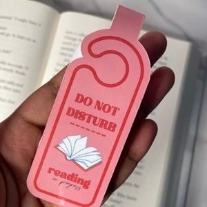 Do Not Disturb Magnetic Bookmark | Book Lover Gift - Etsy