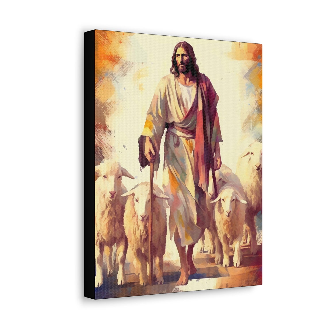 Jesus Christ With Sheep Christ Shepard Lord and Savior Print - Etsy