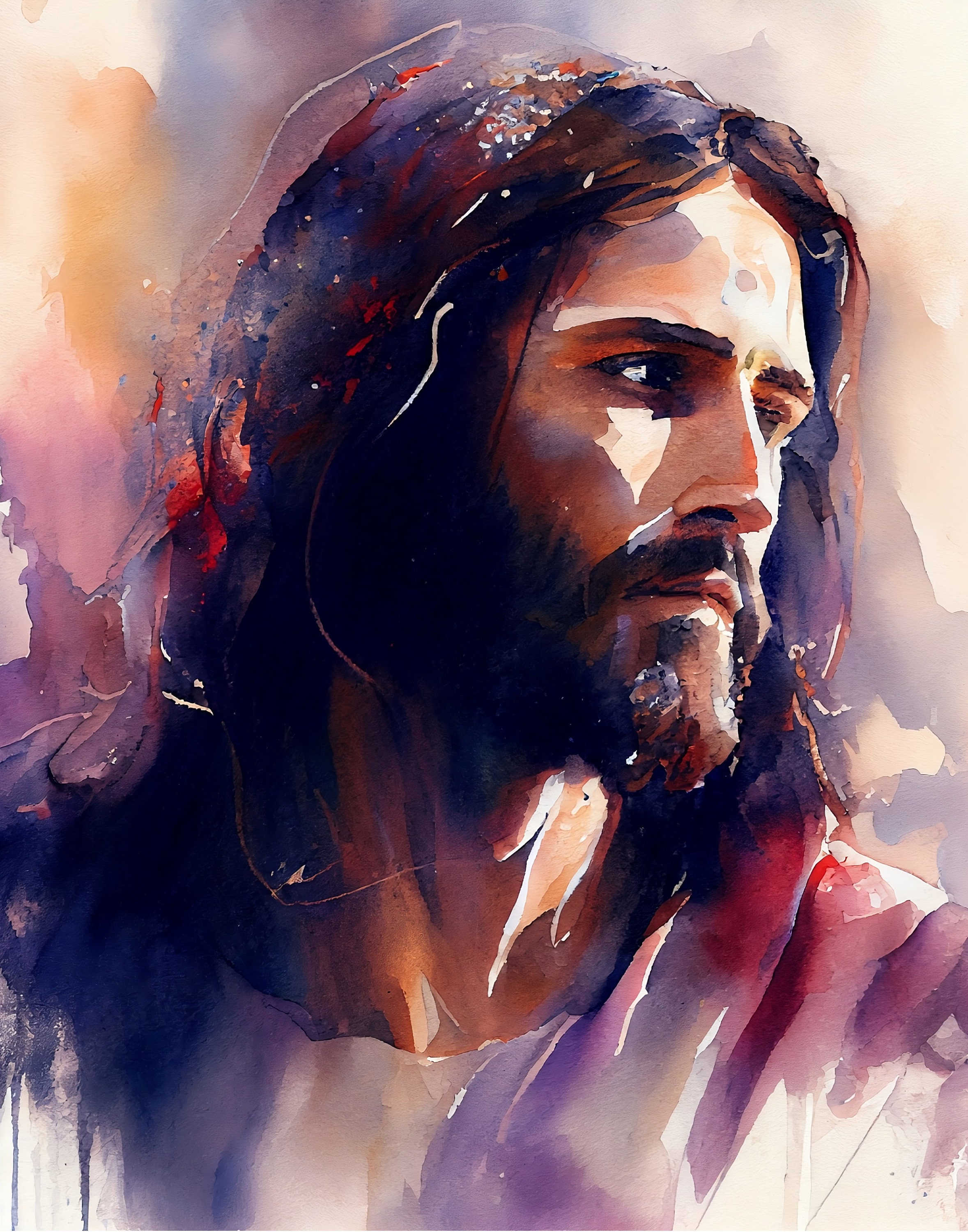 Watercolor Digital LDS Art Inspirational Mormon Latter Day Saints ...