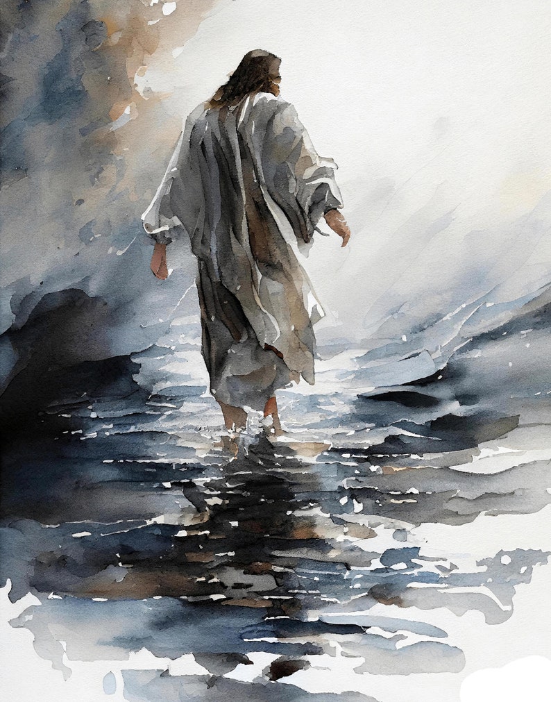 Watercolor LDS Art Prints Bundle: Jesus Christ Illustrations (digital ...