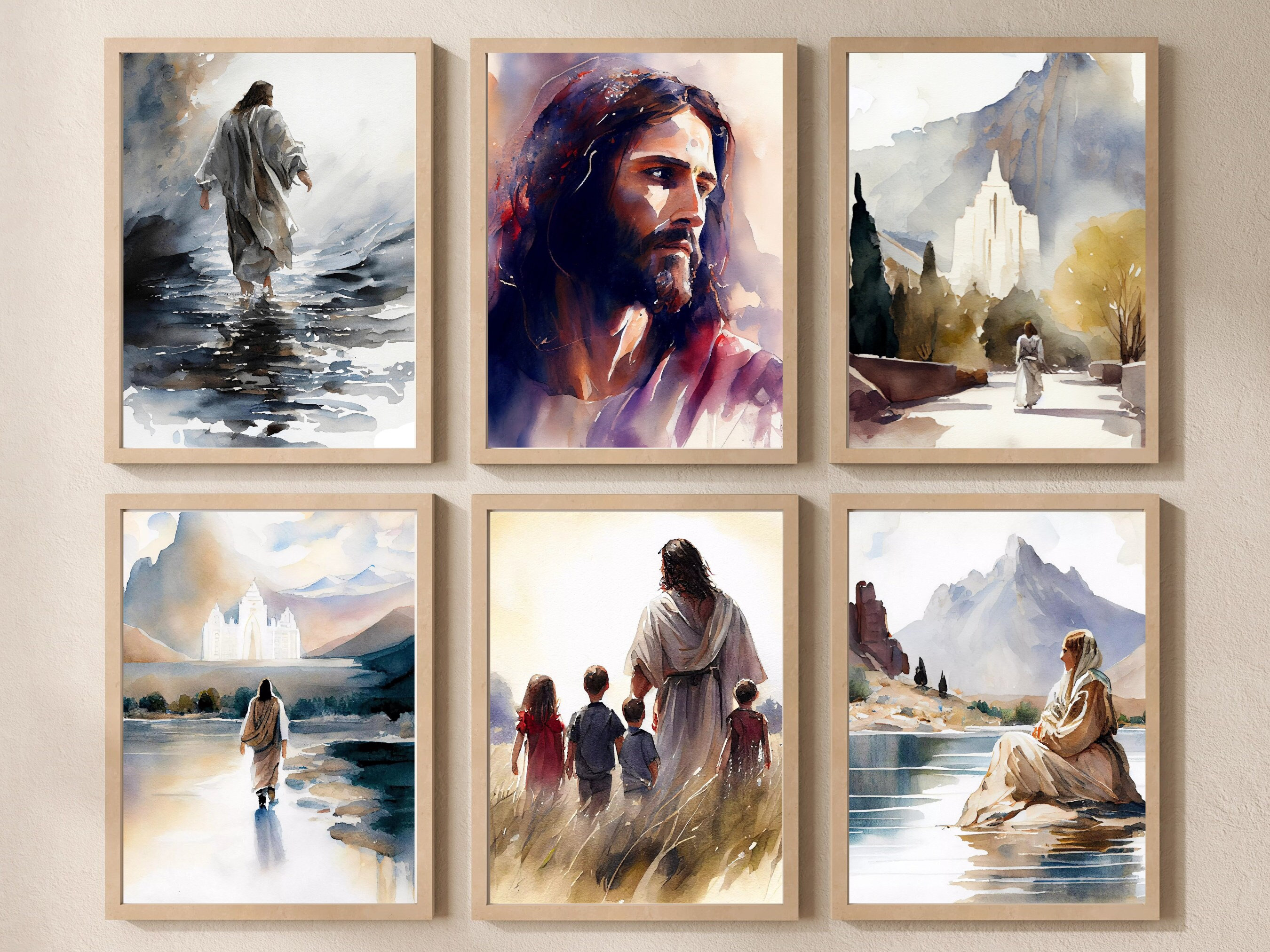 Watercolor Digital LDS Art Inspirational Mormon Latter Day Saints ...