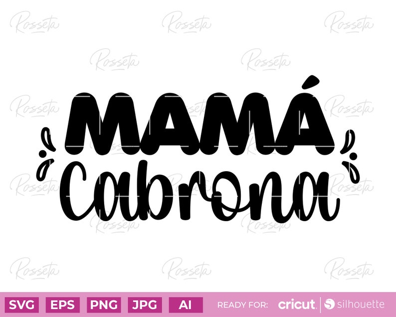 Mama Cabrona Svg Cricut Cut File Png for Sublimation Latina - Etsy