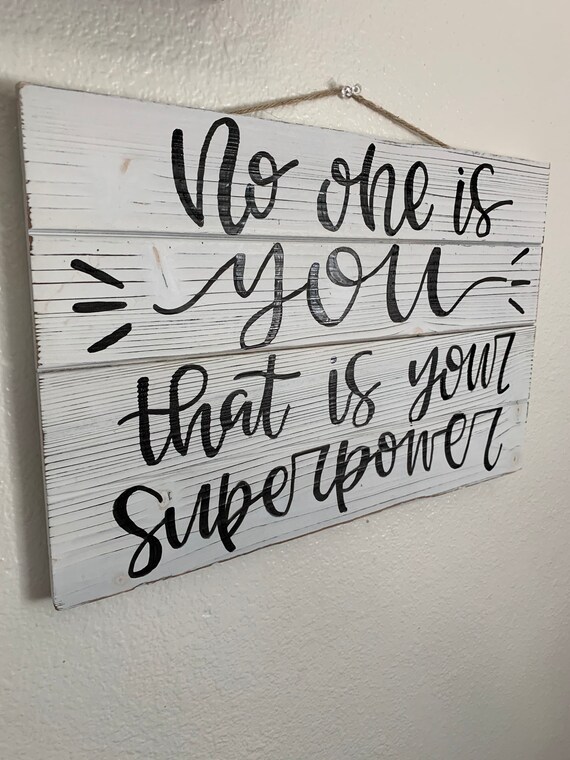 Home Decor Wall Hangings Custom Rustic Whitewashed Wooden Square Quote ...