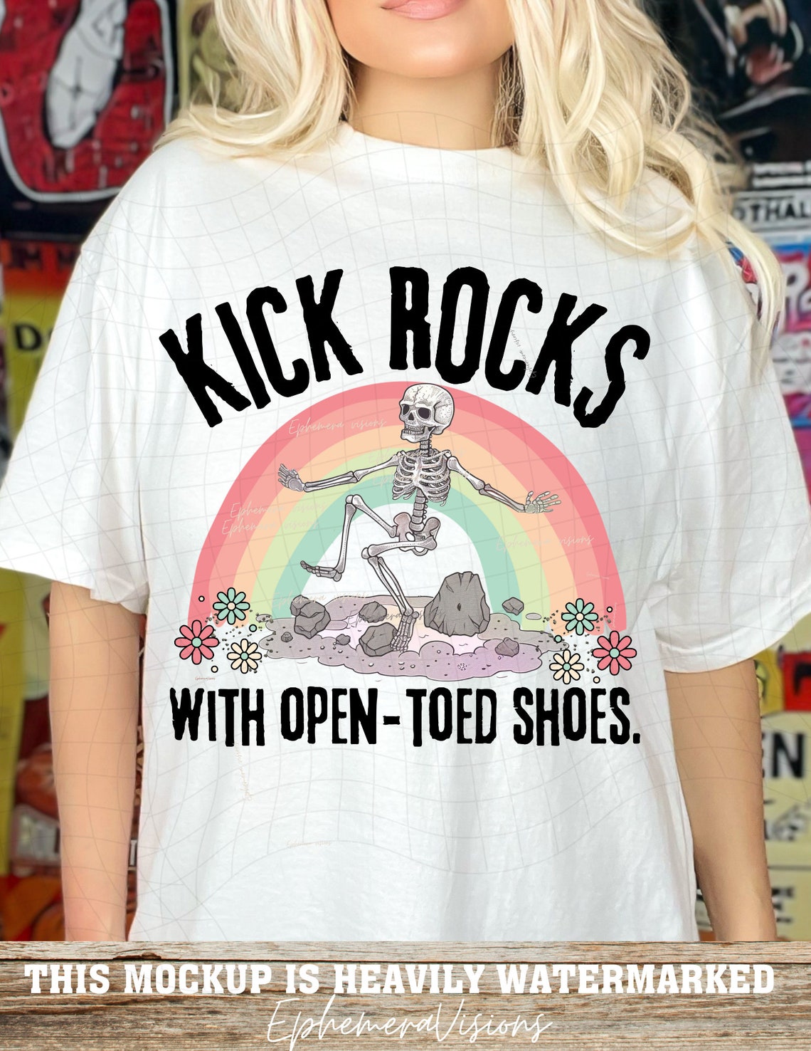 Kick Rocks With Open Toed Shoes Funny Shirt Png, Viral Shirt, Sarcastic ...