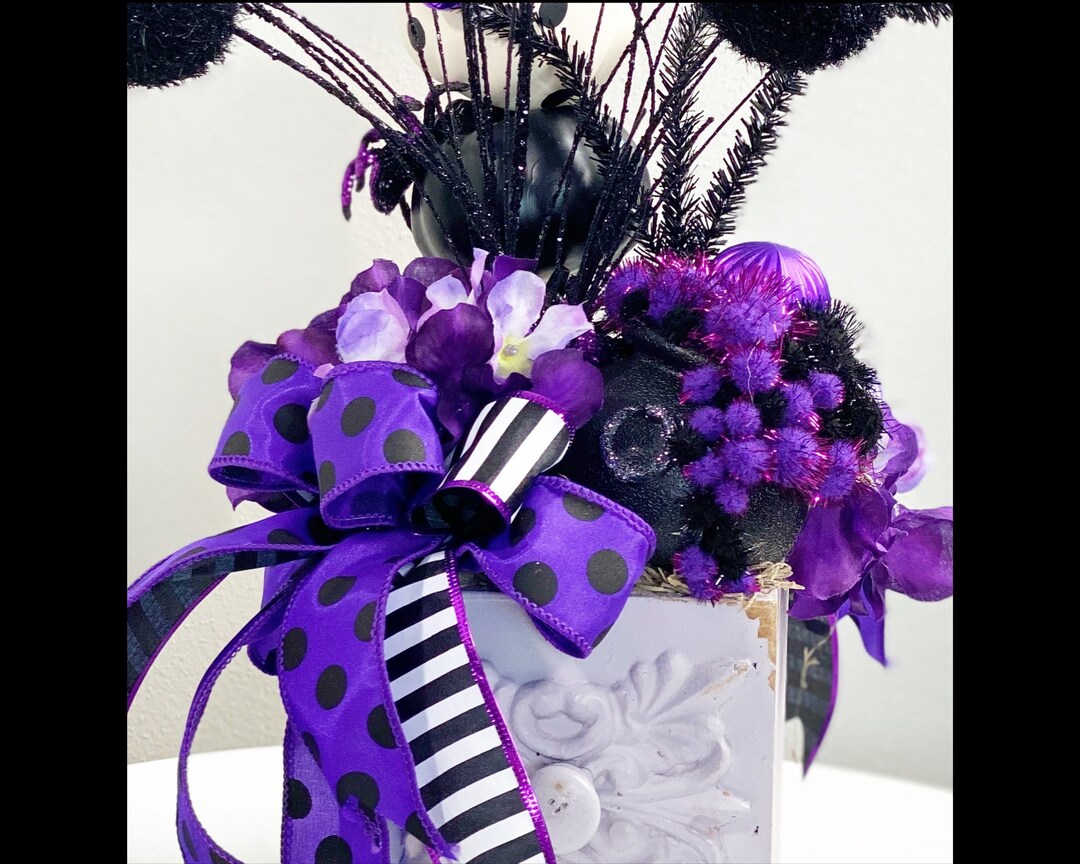 Whimsical Witchs Brew Cauldron Centerpiece, Small Halloween Table Top ...