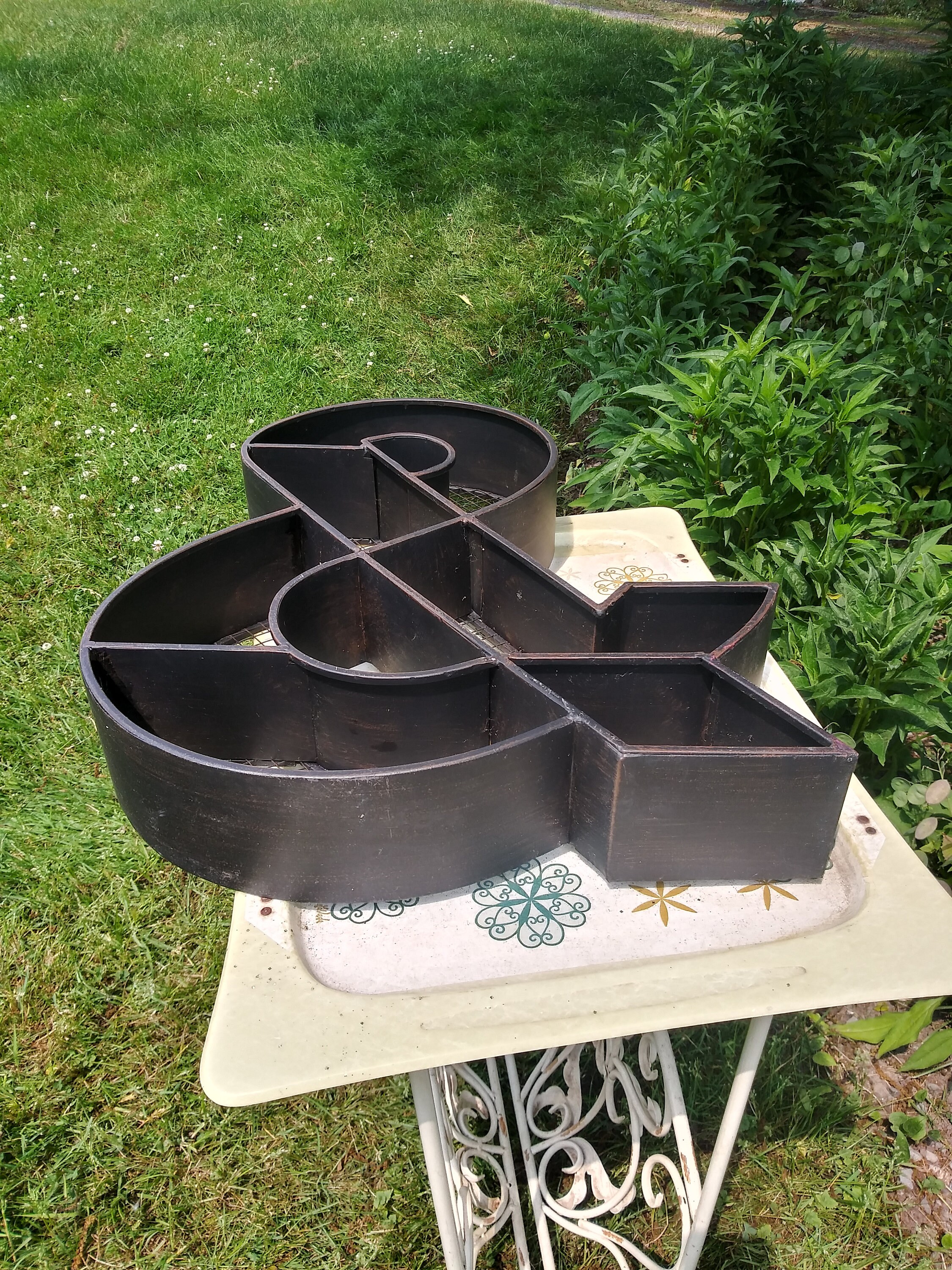 Vintage Black ampersand & Metal Large Wall Decor With Wire Backing ...