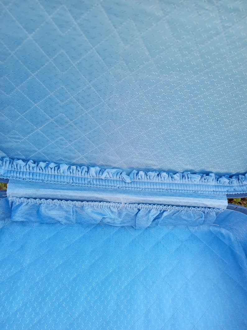 True Vintage Small Blue Suitcase/luggage Hard Shell 21x15x5 No Key - Etsy