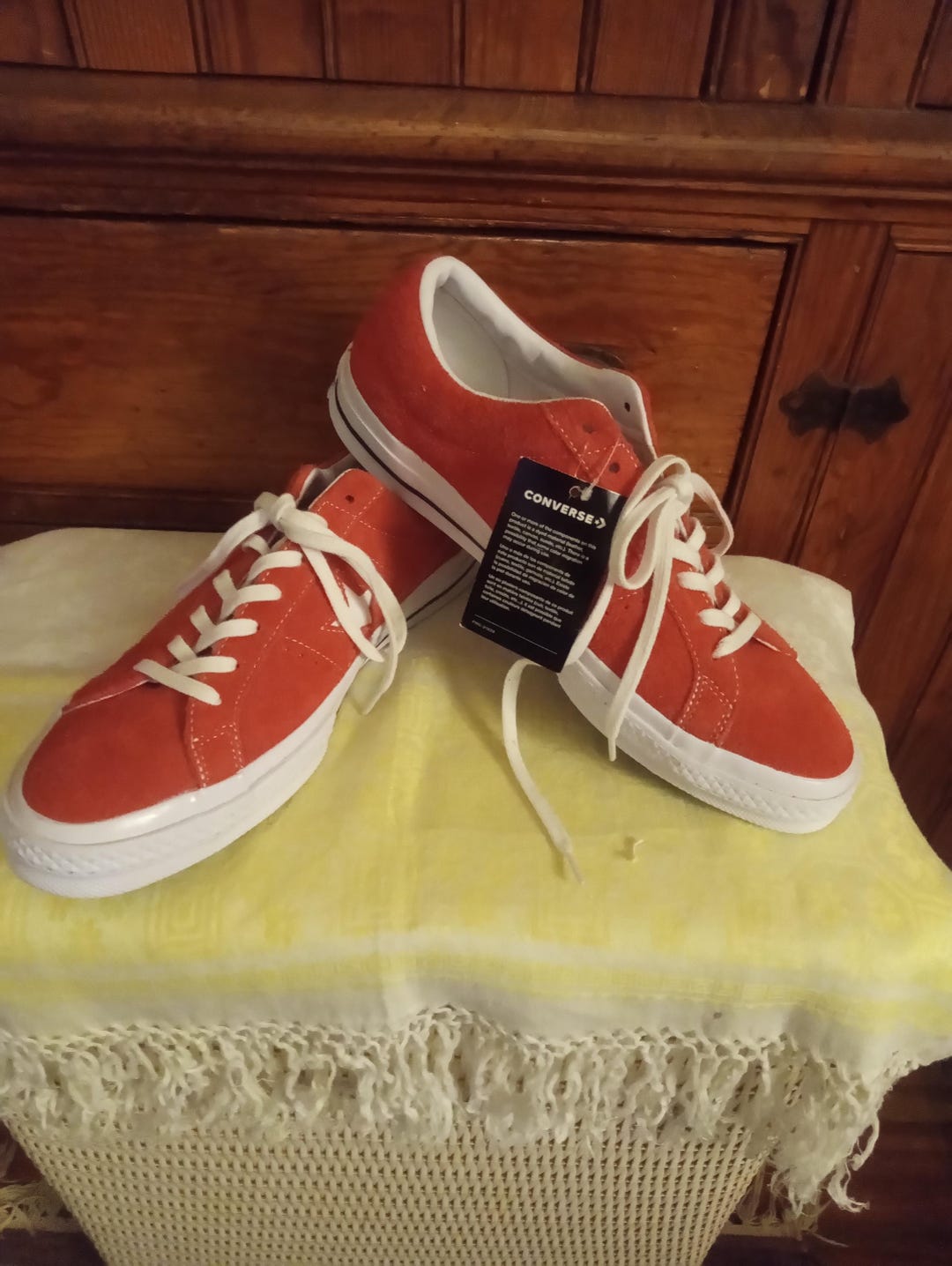 Y2K Converse "one Star" Bright Orange Suede SZ 11,5 New Without Box - Etsy