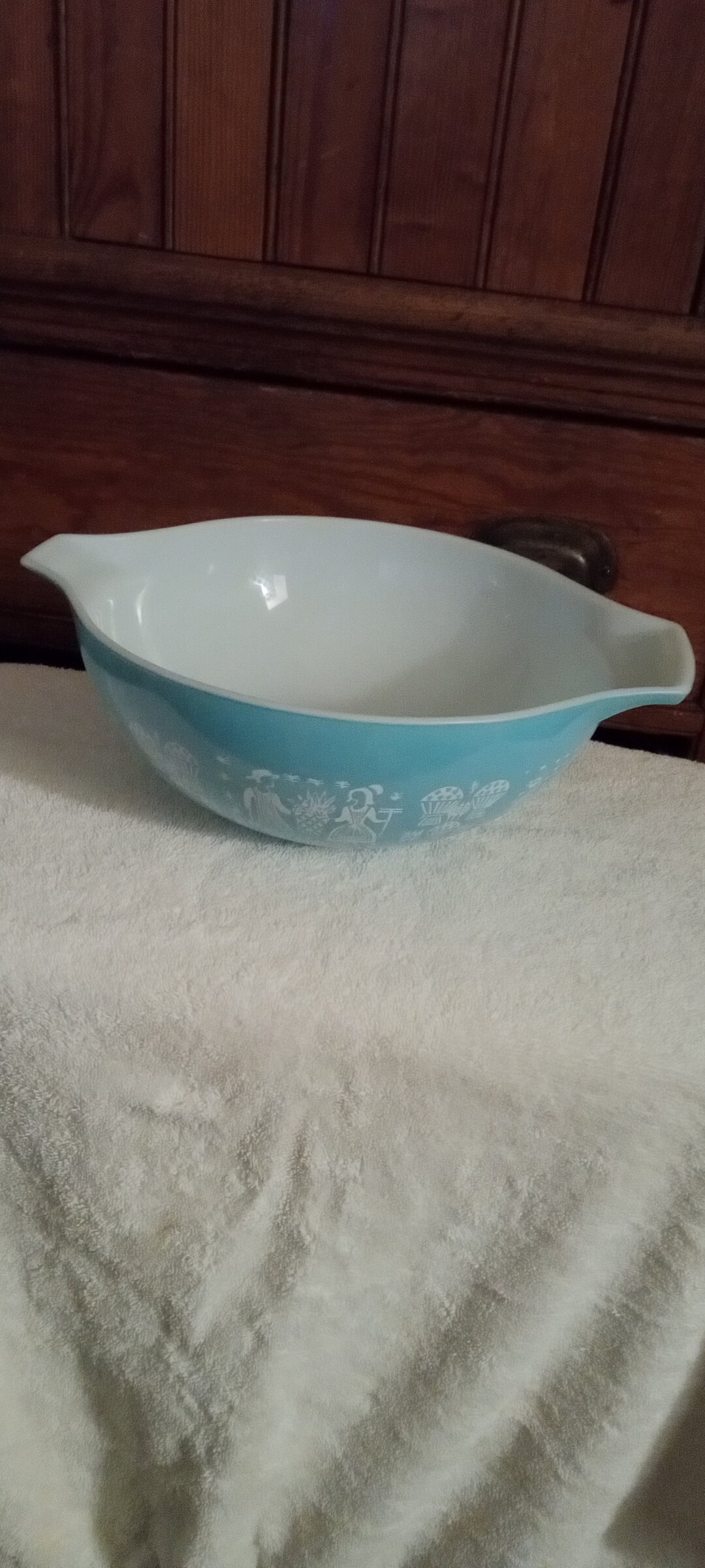 Vintage 1970's Pyrex Amish Butterprint Four Quart Mixing Bowl 444 - Etsy