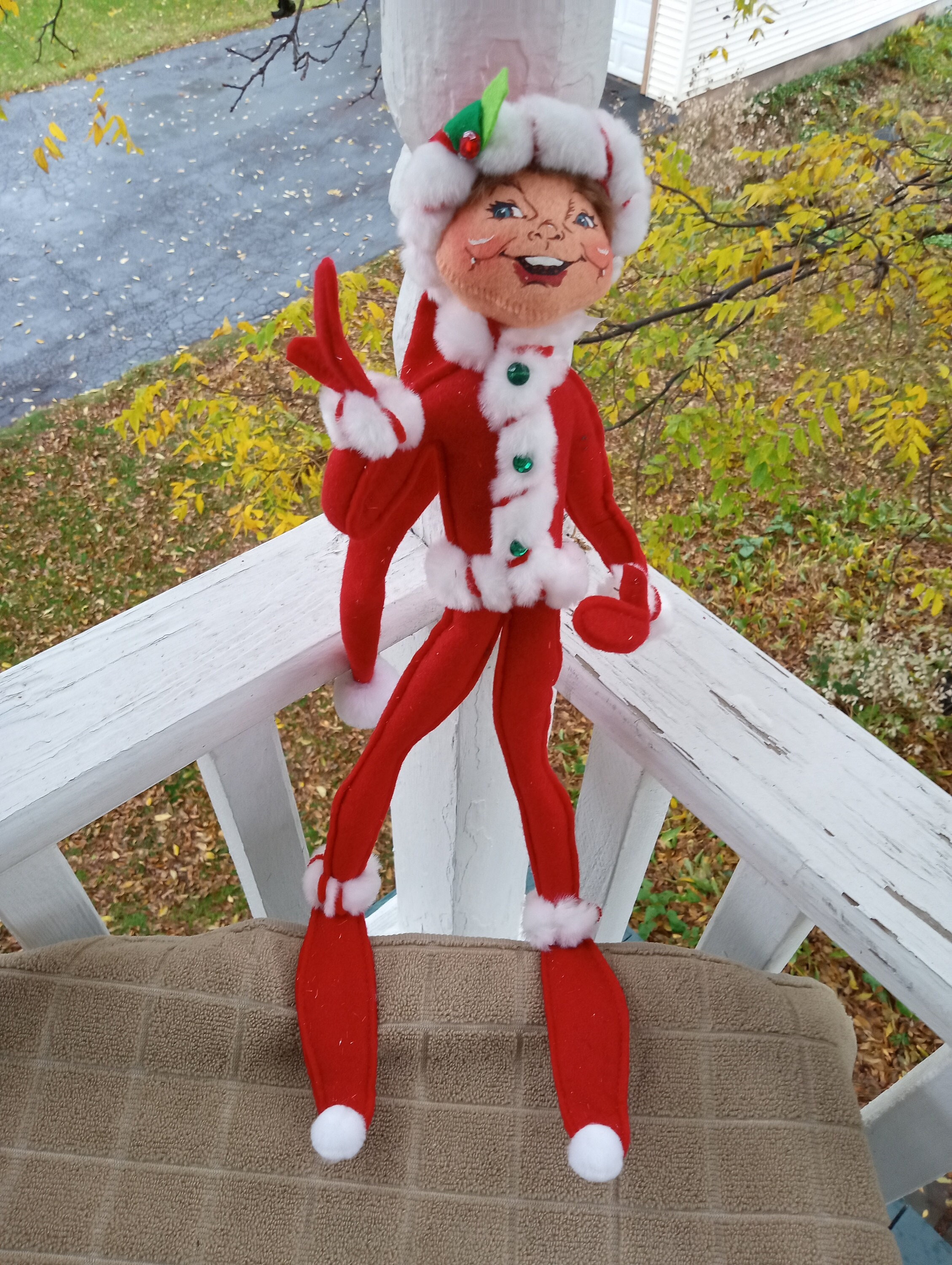 Vintage 2008 annalee 15 Bendable Red - Etsy