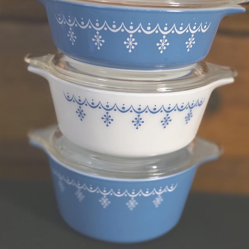 Pyrex Snowflake - Etsy