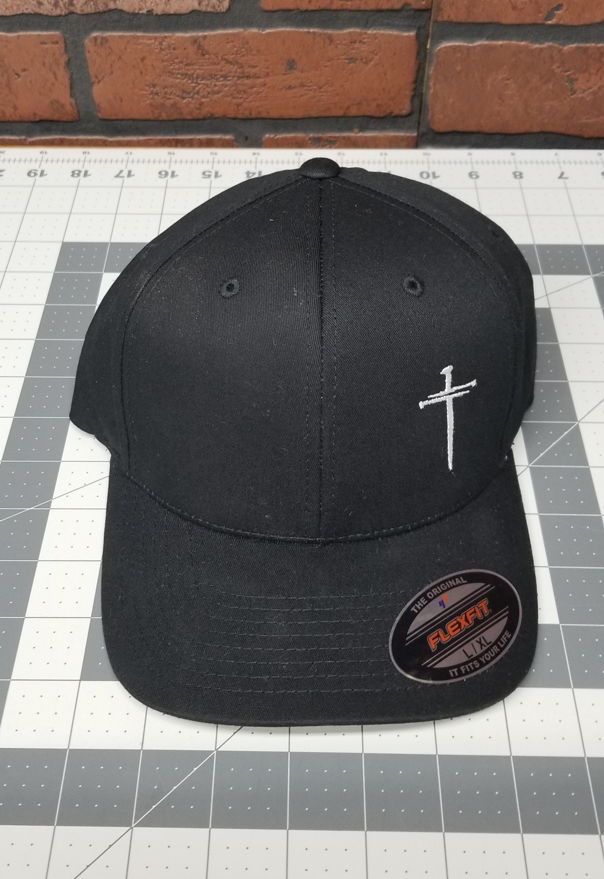 Christian Hat Cross 3 Nail Cross FLEXFIT - Etsy