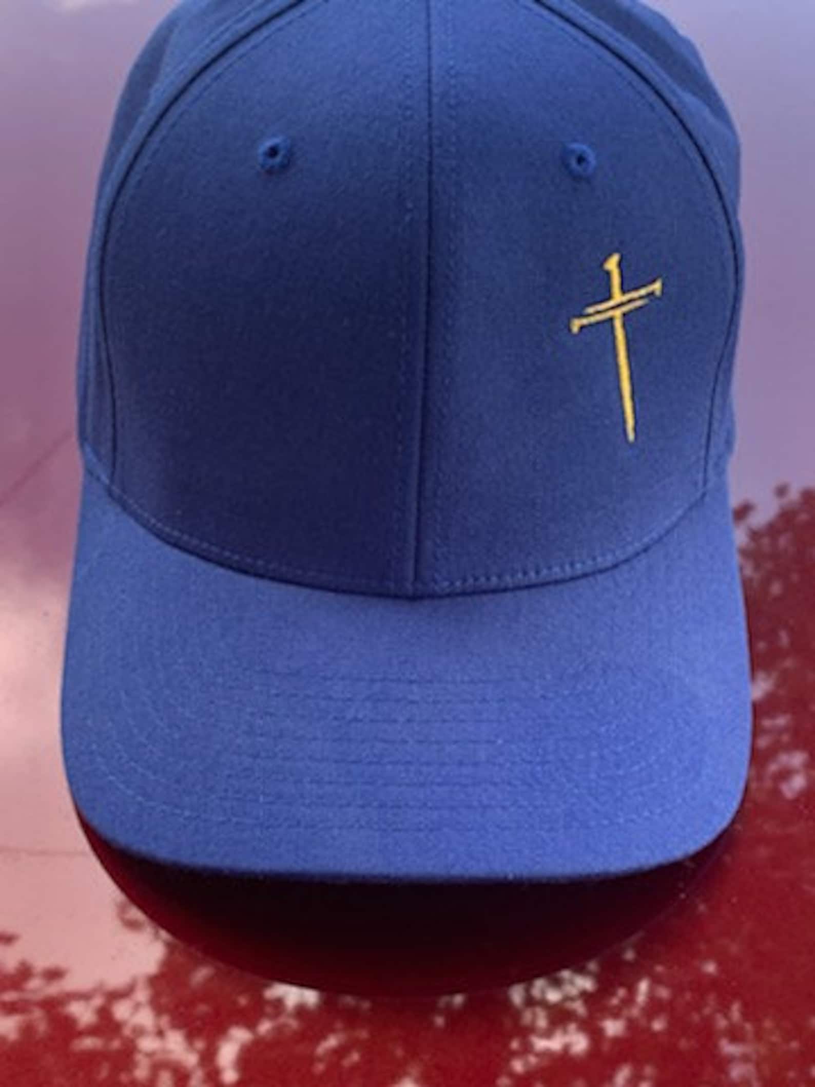 Christian Hat Cross 3 Nail Cross FLEXFIT - Etsy
