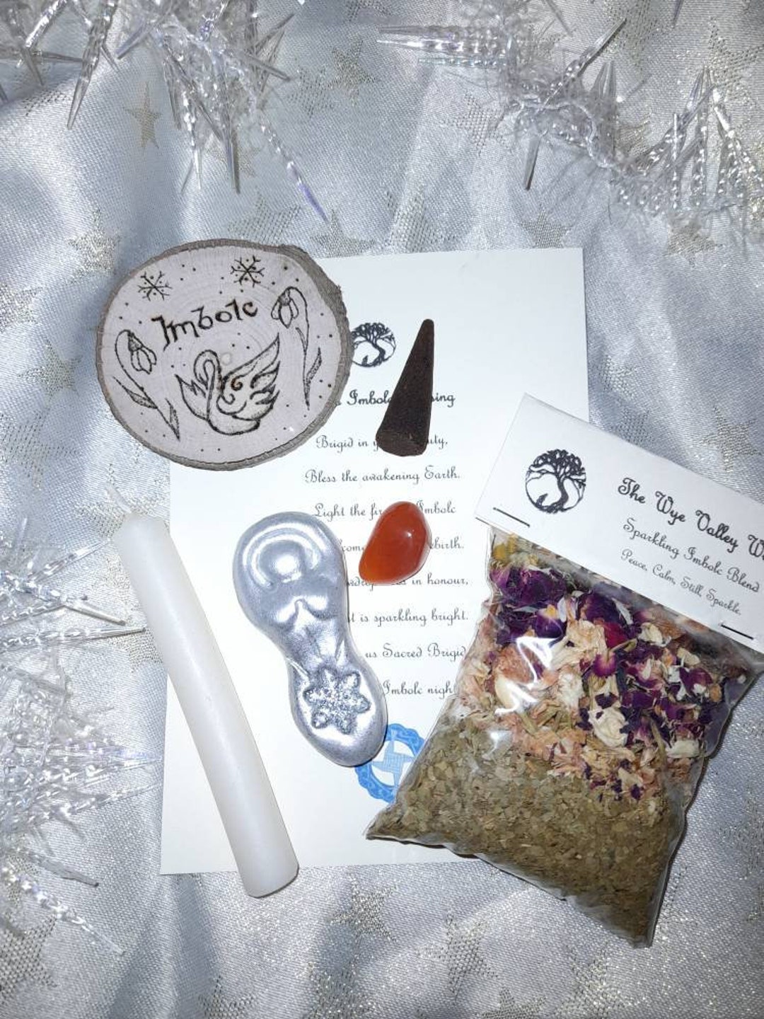Limited Run Handmade Sparkling Imbolc Goddess Ritual Kit Brigid, Wicca ...