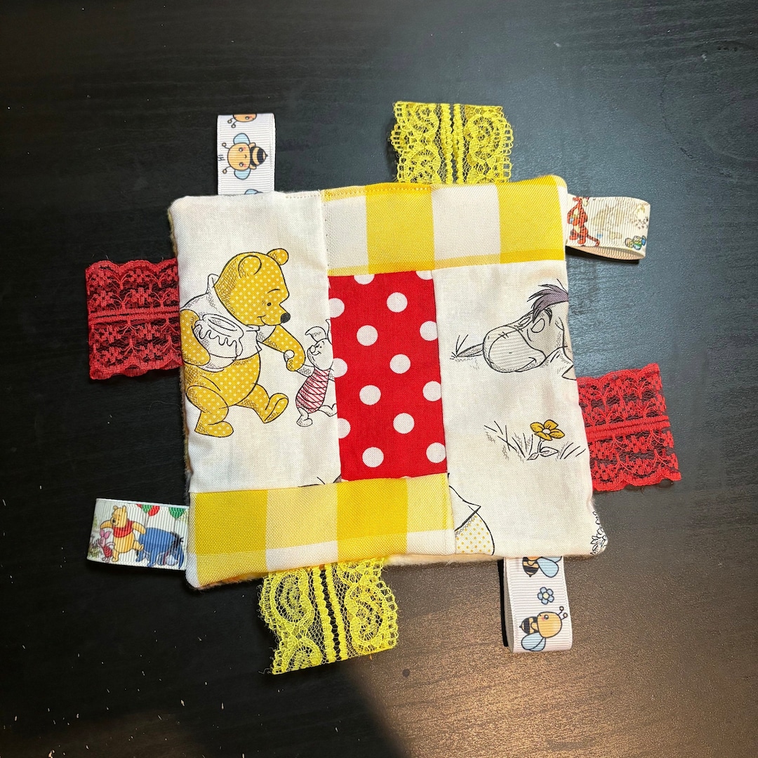 Winnie the Pooh Patchwork Sensory Blanket - Etsy