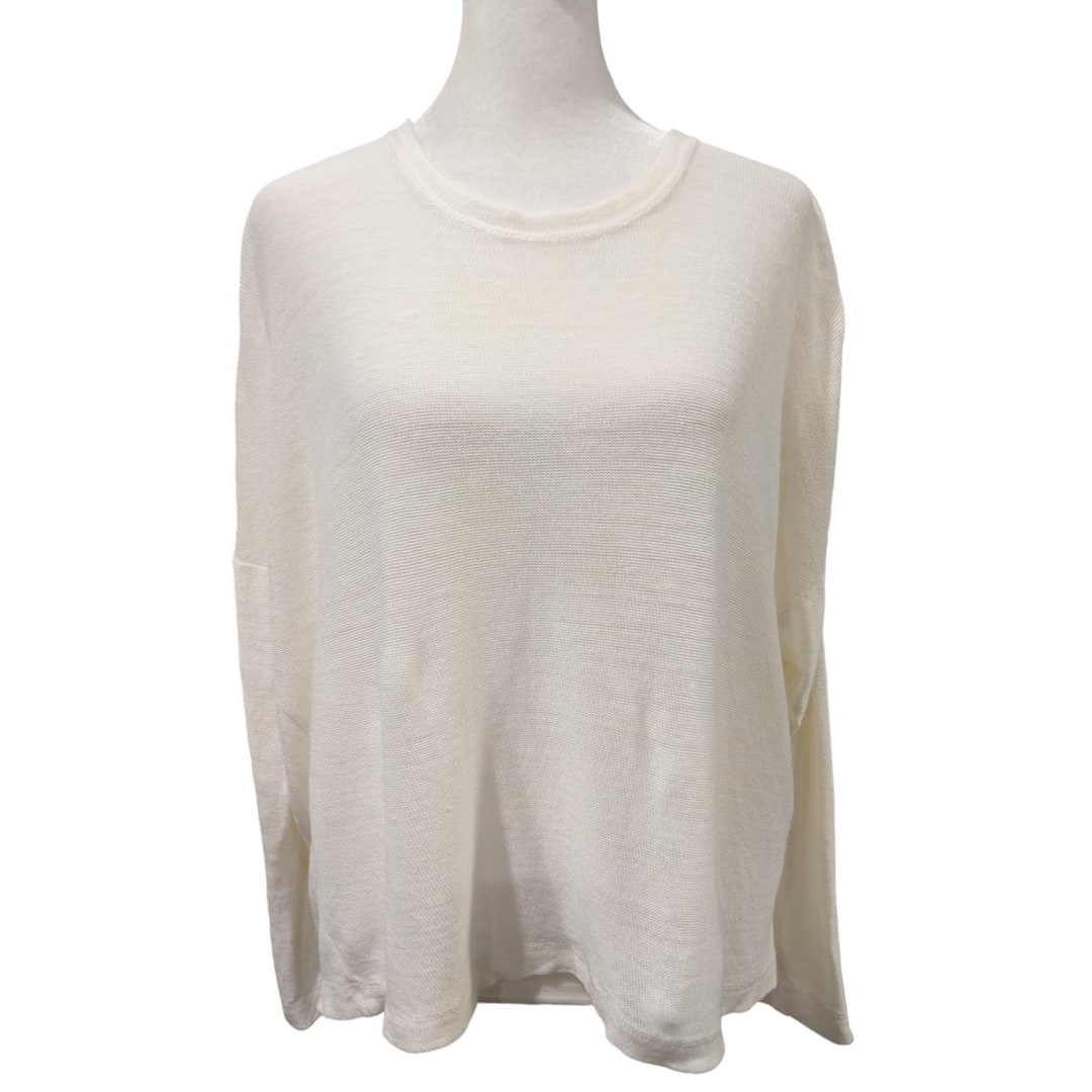 Shirin Guild Linen Dolan Sleeve Minimalist Lagenlook Sweater - Etsy