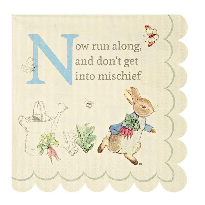 Rabbit Napkin - Etsy