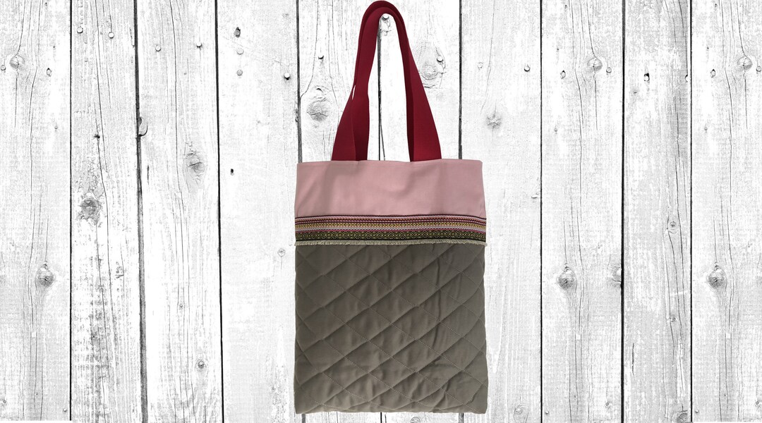 Borsa donna Light Shoulder Bag, borsa canvas, tote, capitone bag, tote ...