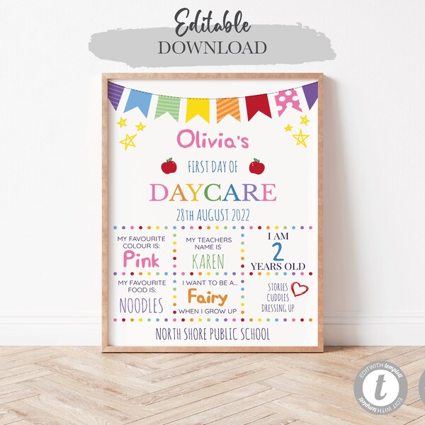 First Day of School - Etsy