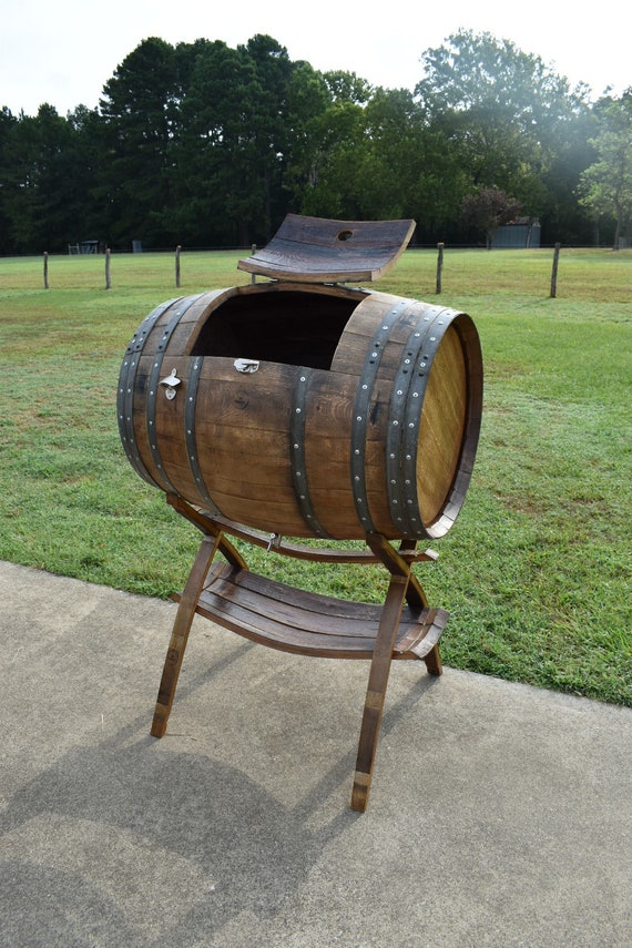 Wine Barrel Ice Chest Cooler