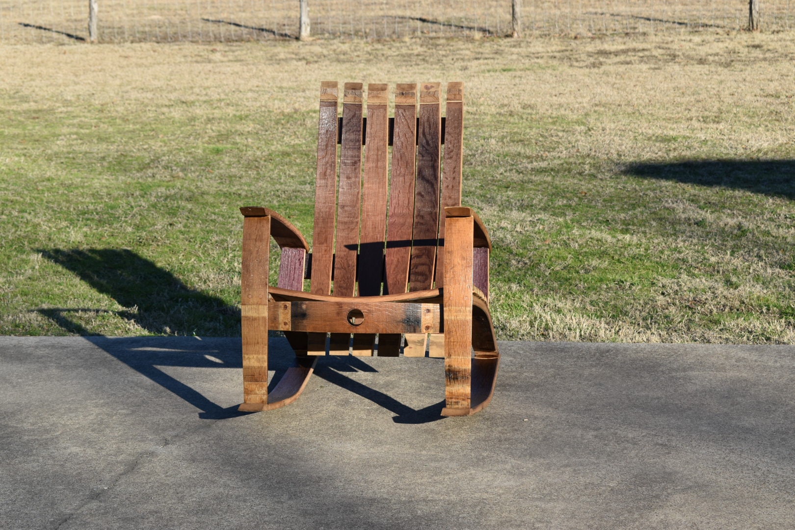 Wine Barrel Rocking Chair - Etsy
