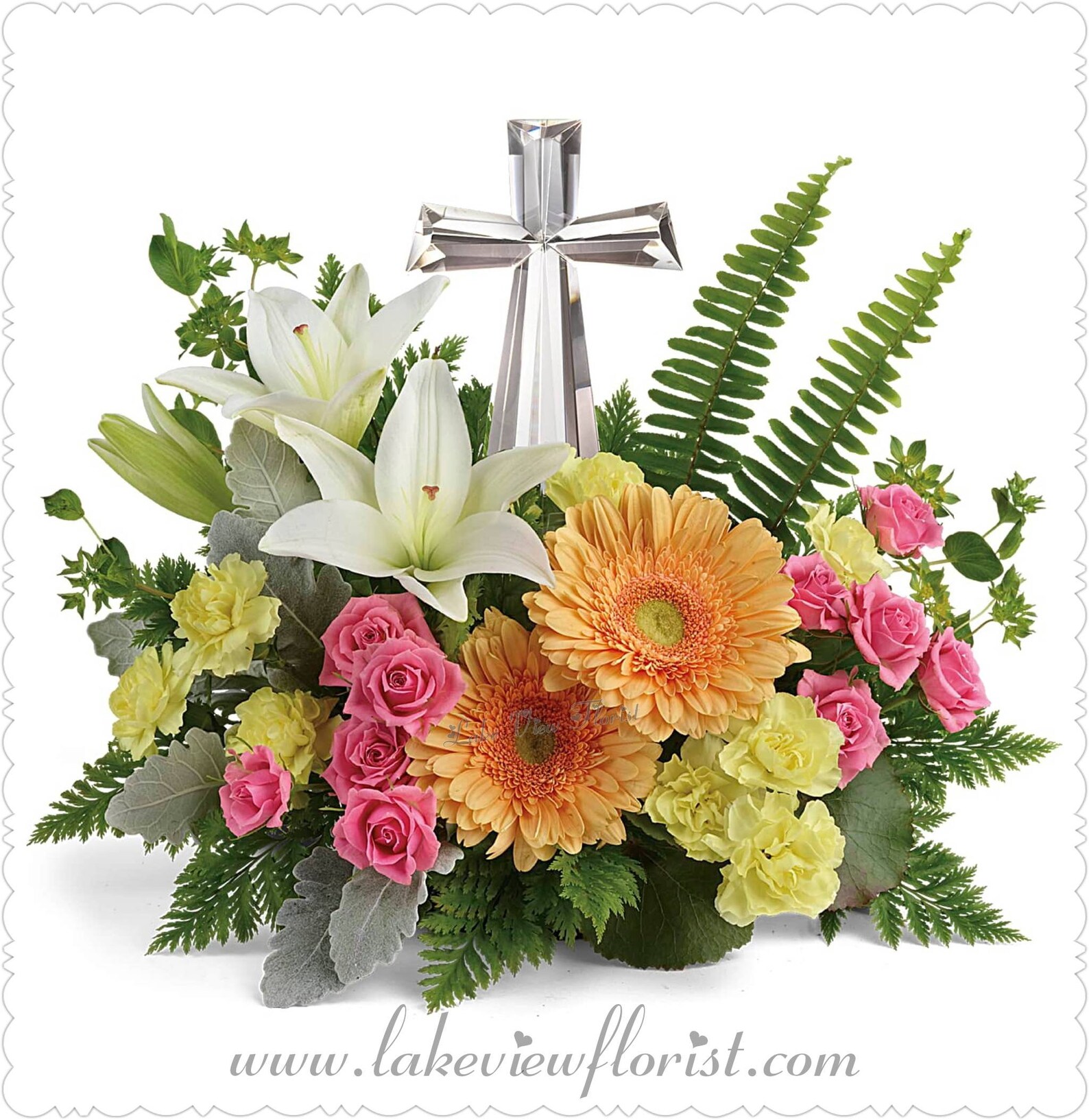 Teleflora Crystal Cross (11" H) Size Large - Etsy