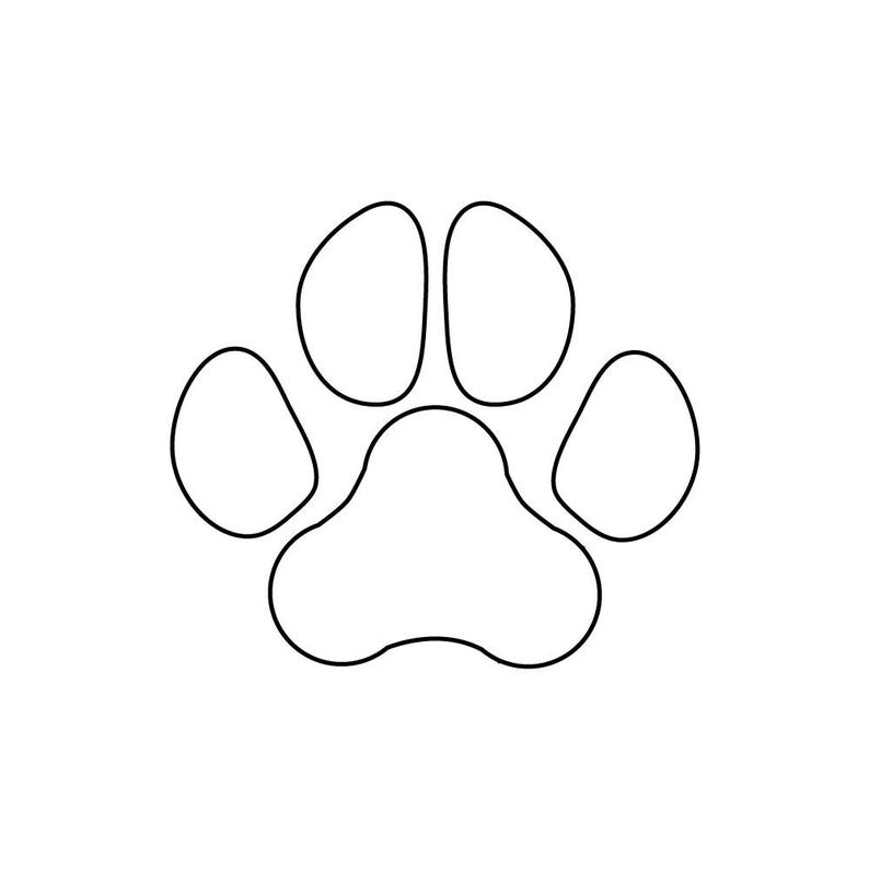 Dog Paw Print Svg, Dog Paw SVG, Dog Svg, Paw Svg, Animal Paw Svg ...