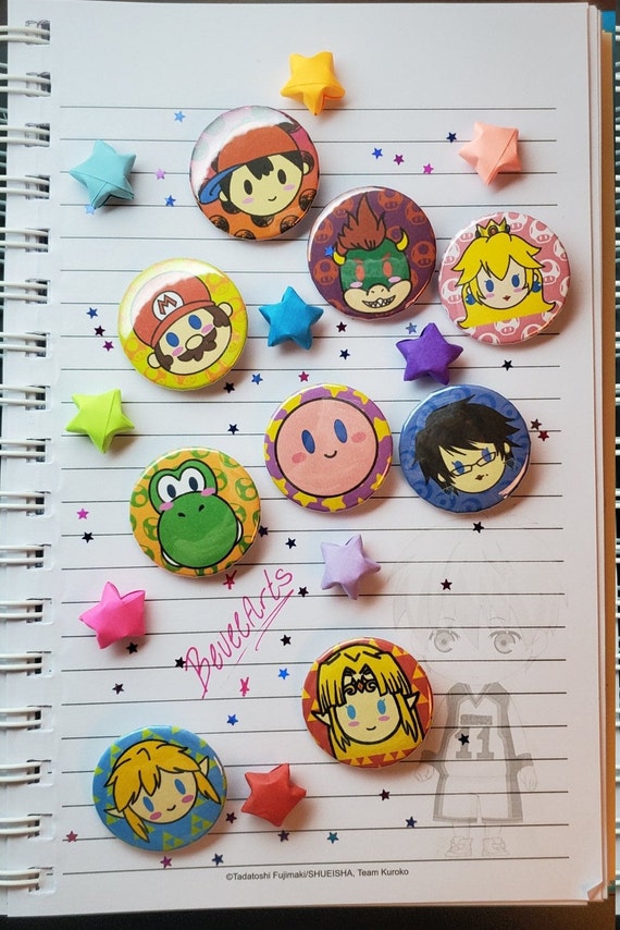 Super Smash Bros Ultimate 1.25 Buttons/pins - Etsy Australia