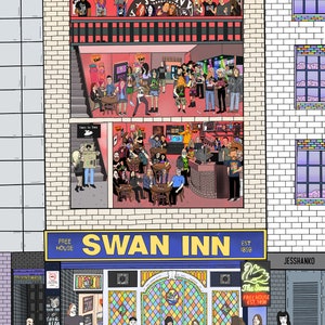 The Swan Inn Liverpool Digital Print Artwork - Etsy UK