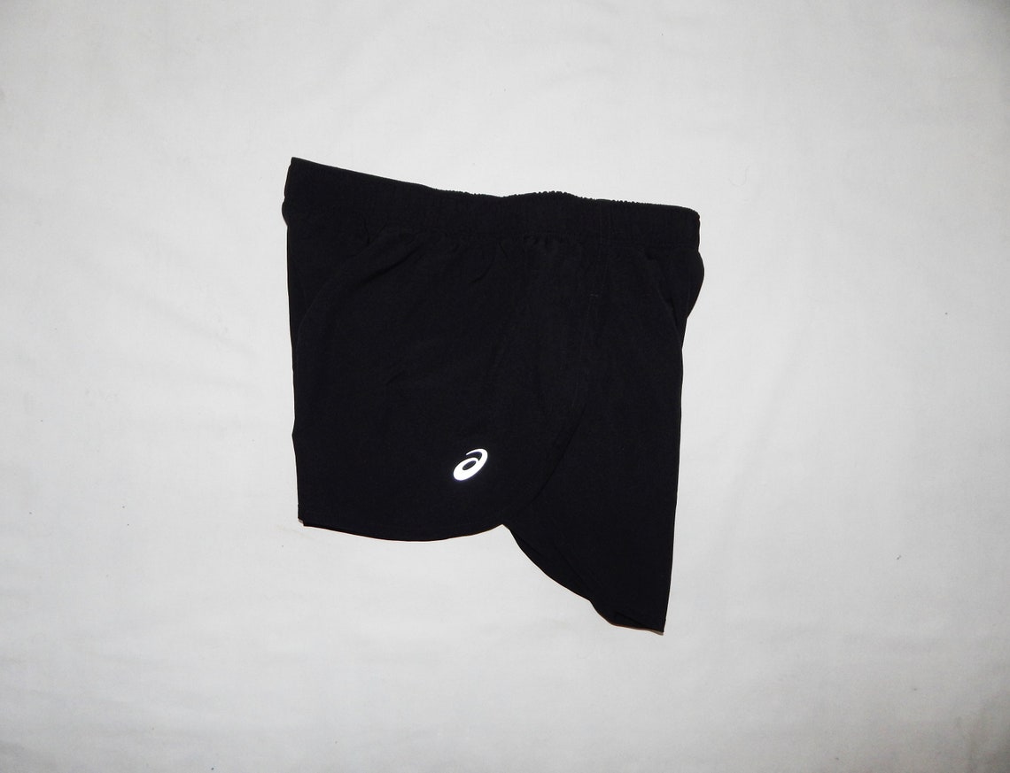 Asics Vintage 1990s Running Short Shorts, Size L, Black Colour - Etsy