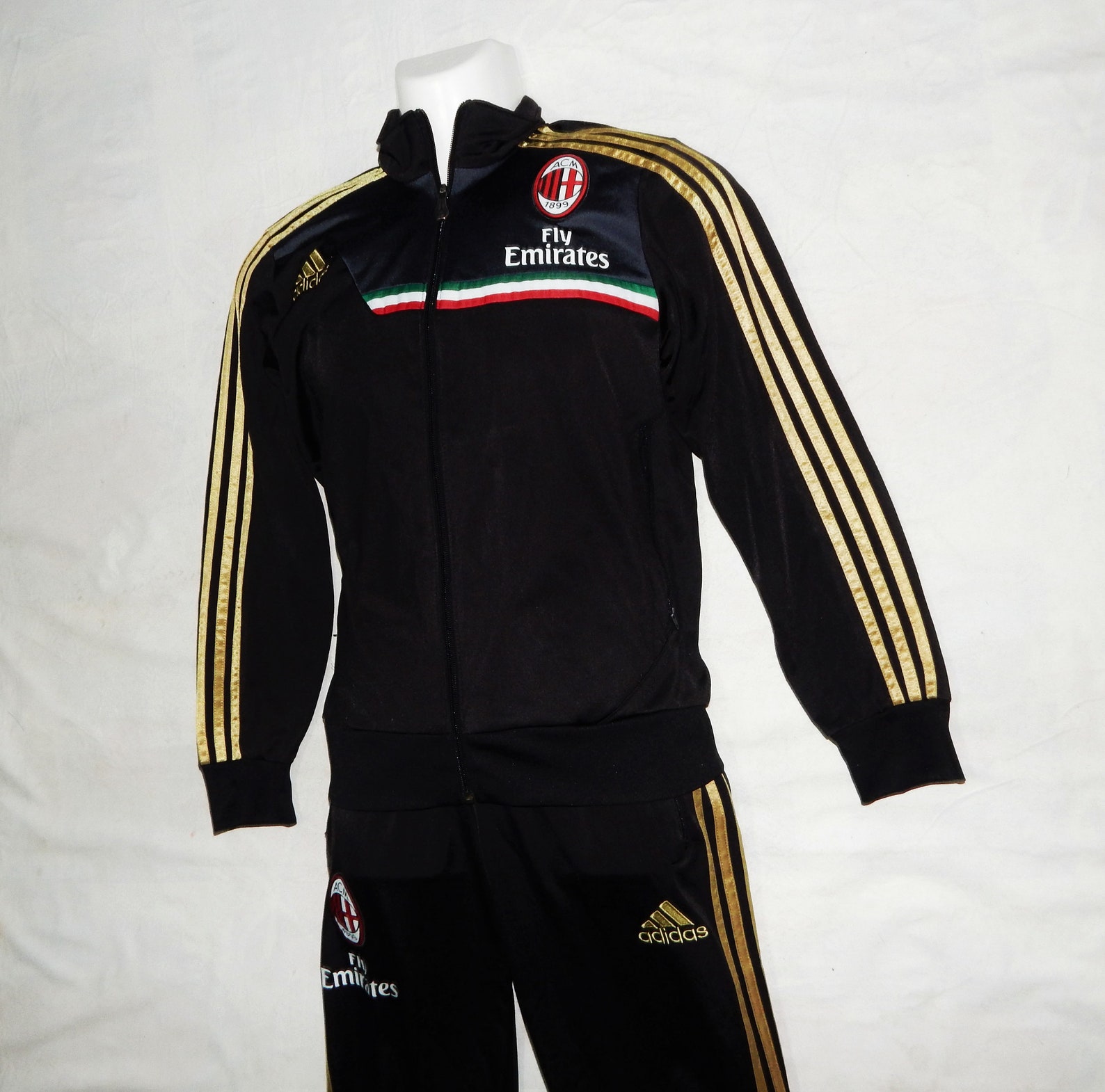 Adidas A. C. Milan Official 2013-14 Football Soccer Tracksuit | Etsy