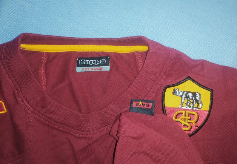 A. S. Roma Vintage 2000s KAPPA Official Football Soccer Jersey, Size ...
