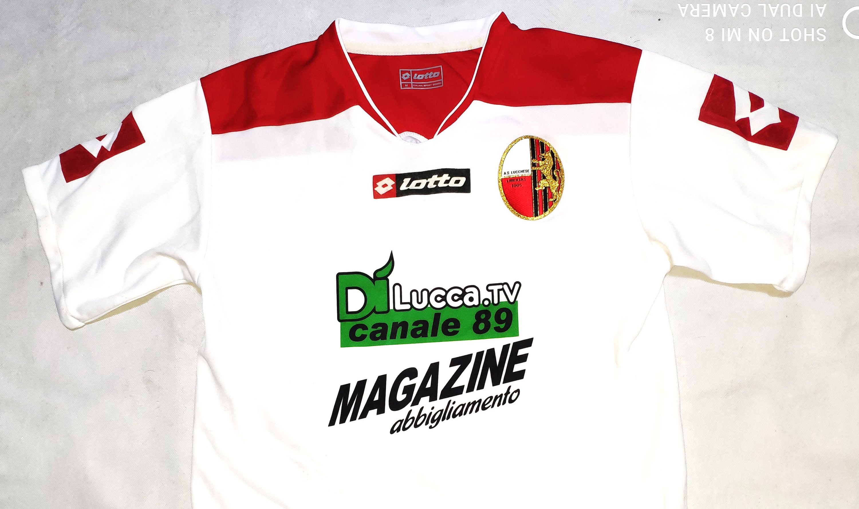 Lucchese Official Football Soccer Jersey by Lotto, Size M for Boys ...